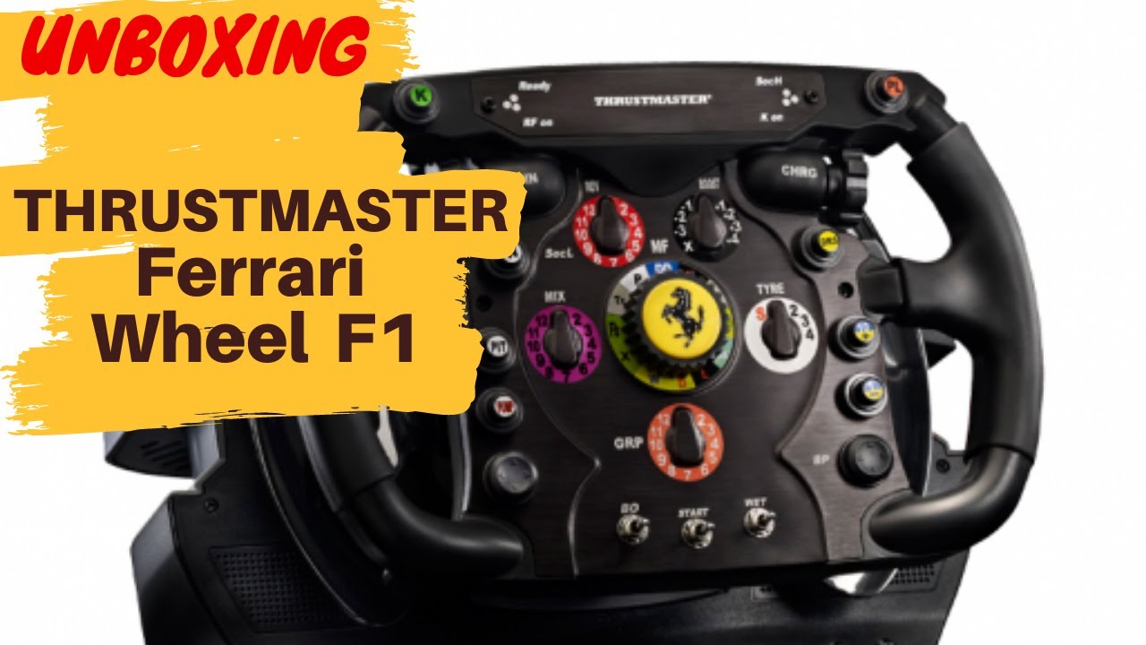 Thrustmaster Ferrari Wheel F1 Umboxing - RichardMaxTech